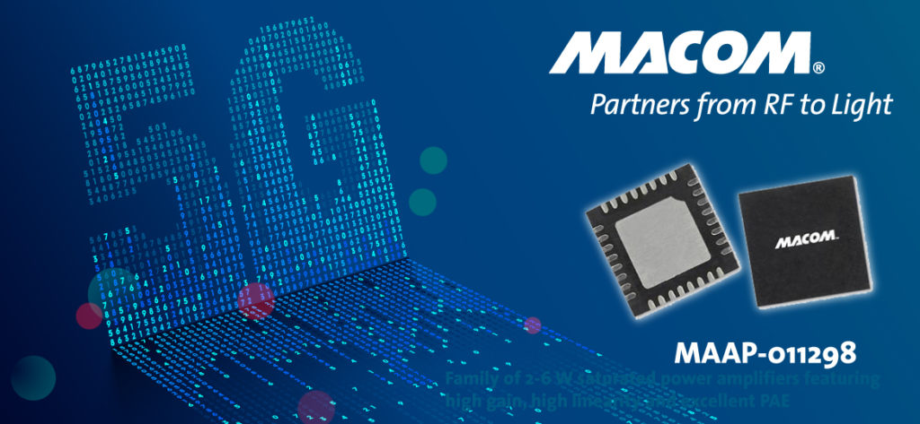 MACOM 27-31.5 GHz 2.3W Power Amplifier for 5G & VSAT - Richardson RFPD