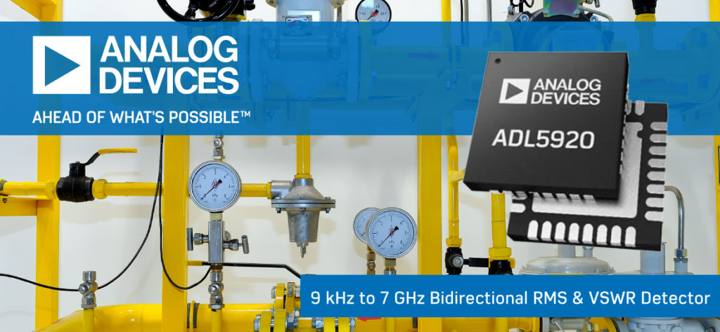 Analog Devices 9 kHz to 7 GHz, Bidirectional RMS and VSWR Detector ...